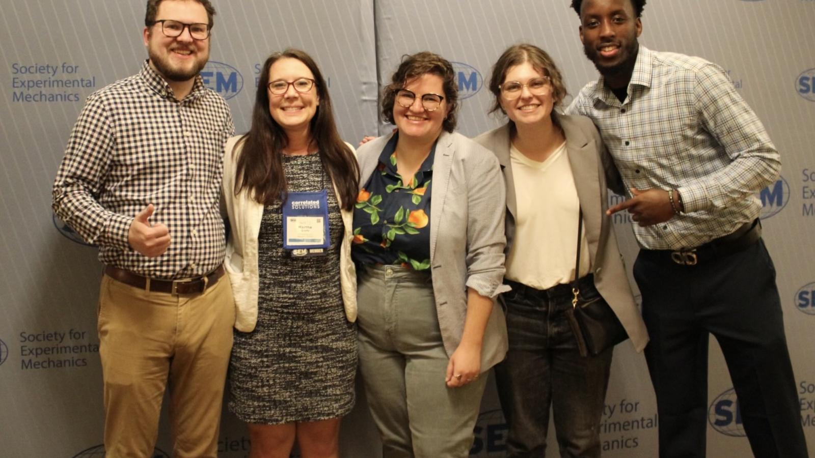 Mechanical Engineering Graduate Trainees Speak at the Society for Experimental Mechanics Annual ...